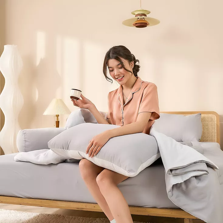 Bộ Ga chun Amando Celia 4 chi tiết sang trọng, tinh tế - Vua Nệm